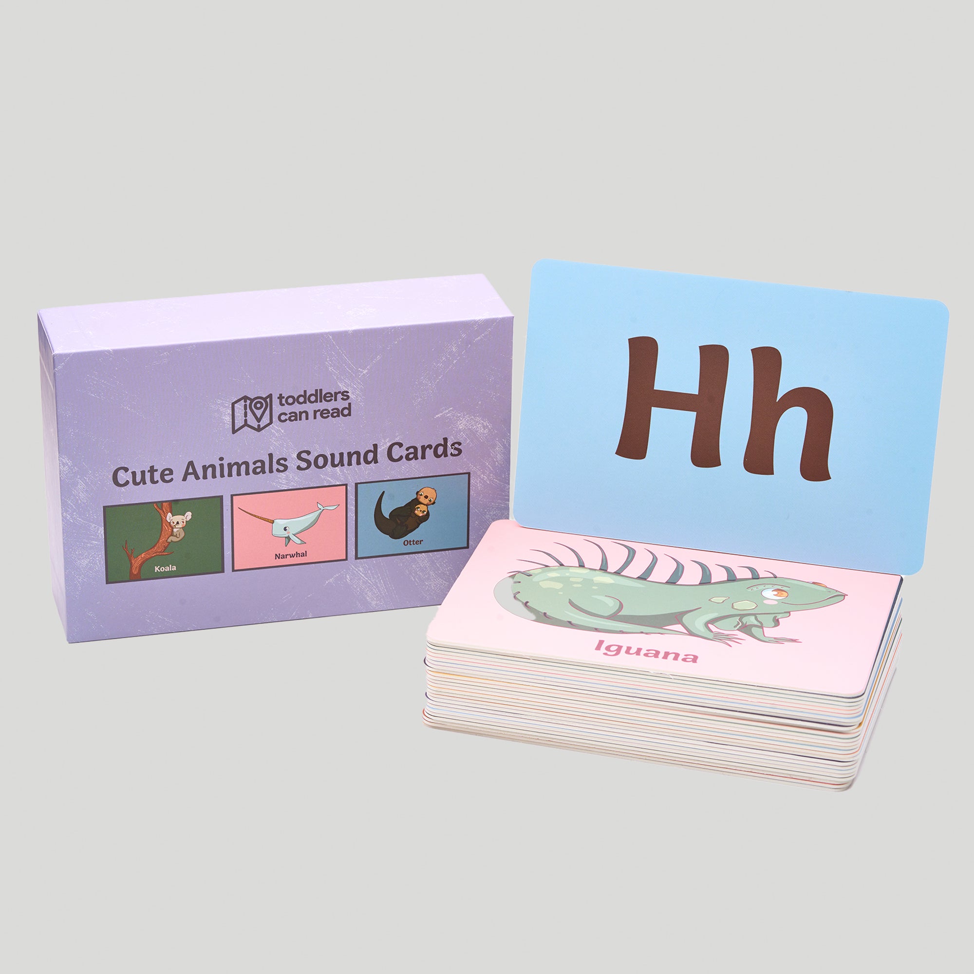 Cute Animal ABC Flashcards – Toddlers CAN Read