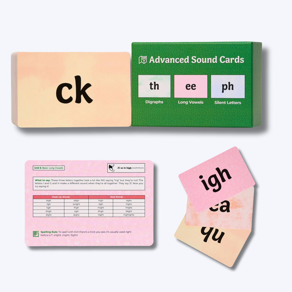 Advanced Flashcard Bundle (150 Cards) – Toddlers Can Read