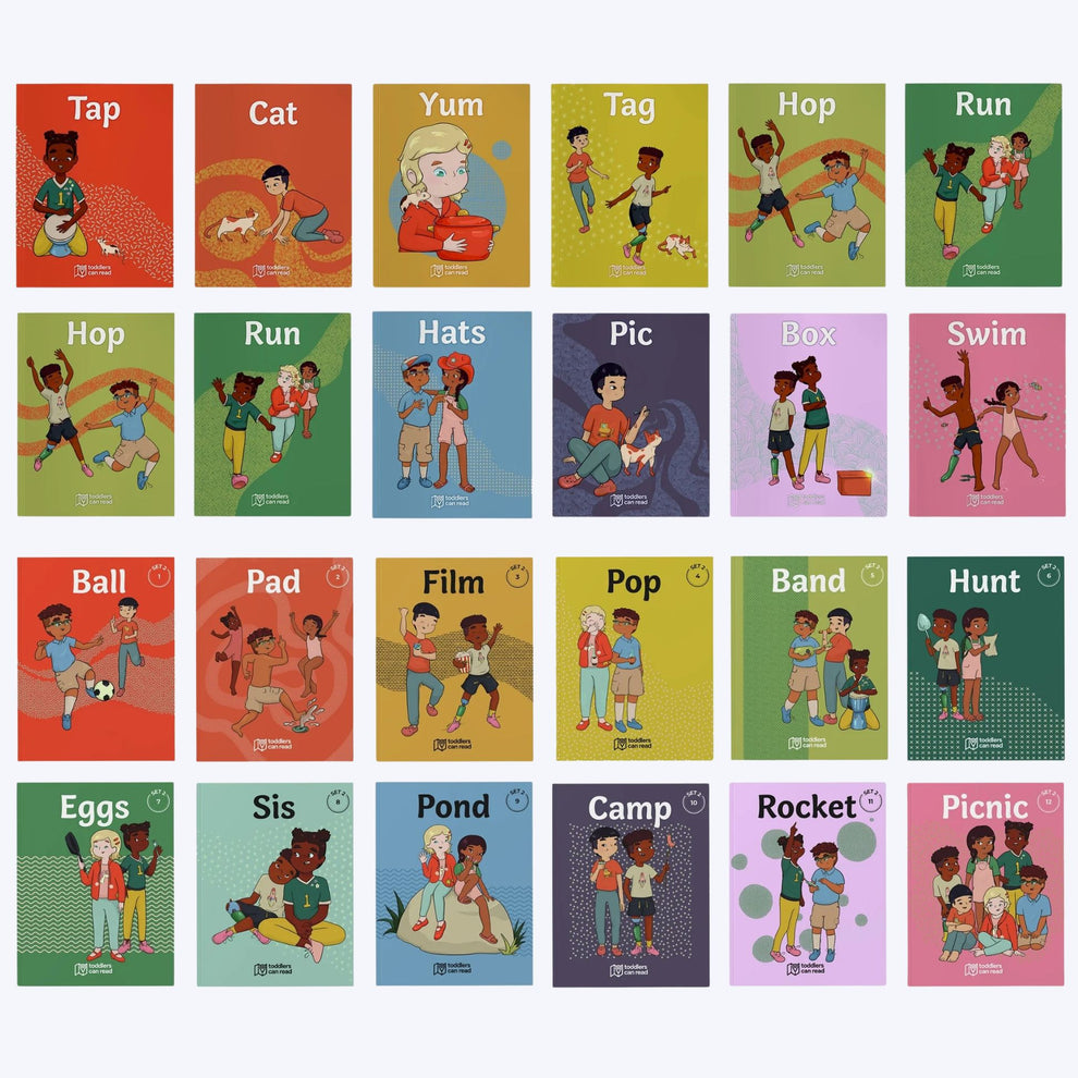 Decodable Book Bundle (24 Books) – Toddlers Can Read