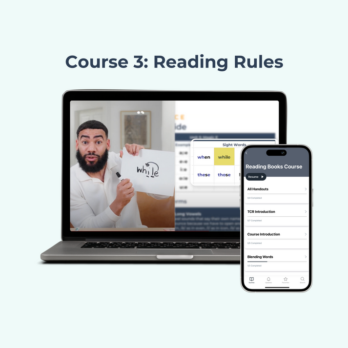 Reading Rules Course – Toddlers CAN Read